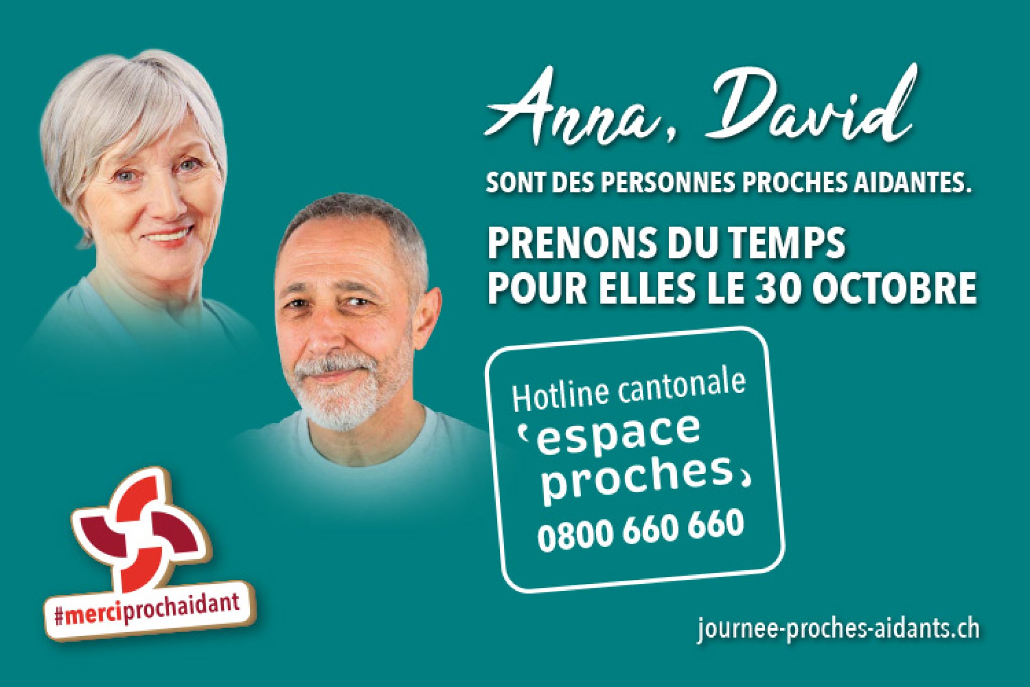 Journée des Proches Aidants (30.10), disons-leur merci ! - Région Lausanne